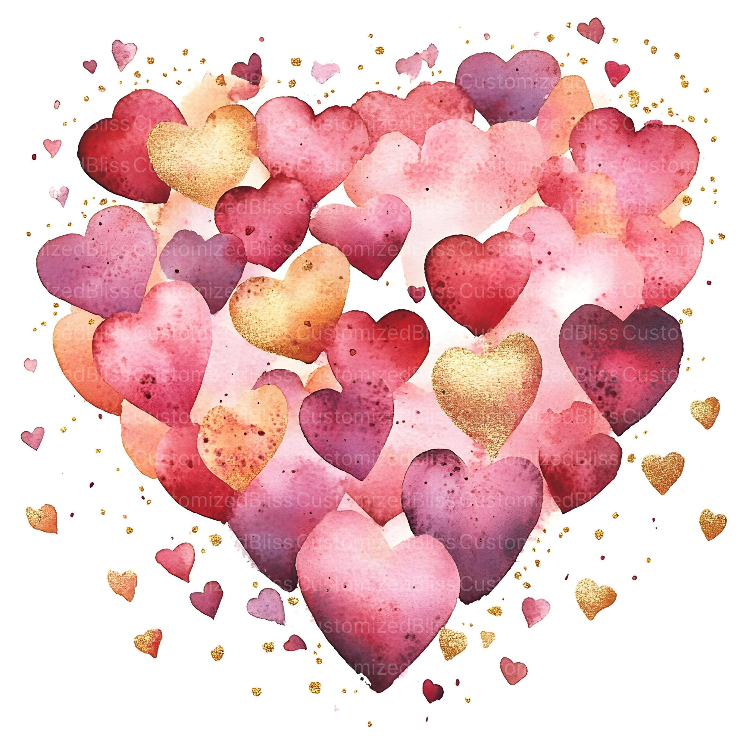 21 Adorable Hearts Clipart, Valentine's Day Heart, Valentine Clipart ...