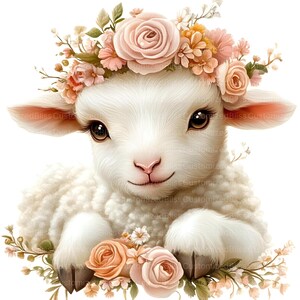 Lamb Clipart, Sheep Clipart, Spring Clipart, Easter Clipart, Lamb ...