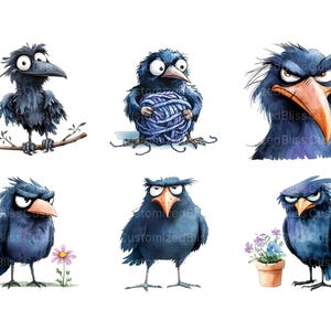 37 Crazy Raven Clip Art, Raven PNG, Funny Bird Clipart, Bird PNG ...