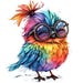14 Colorful Bird Clipart, Cute Bird, Rainbow Clipart, Cartoon Bird ...