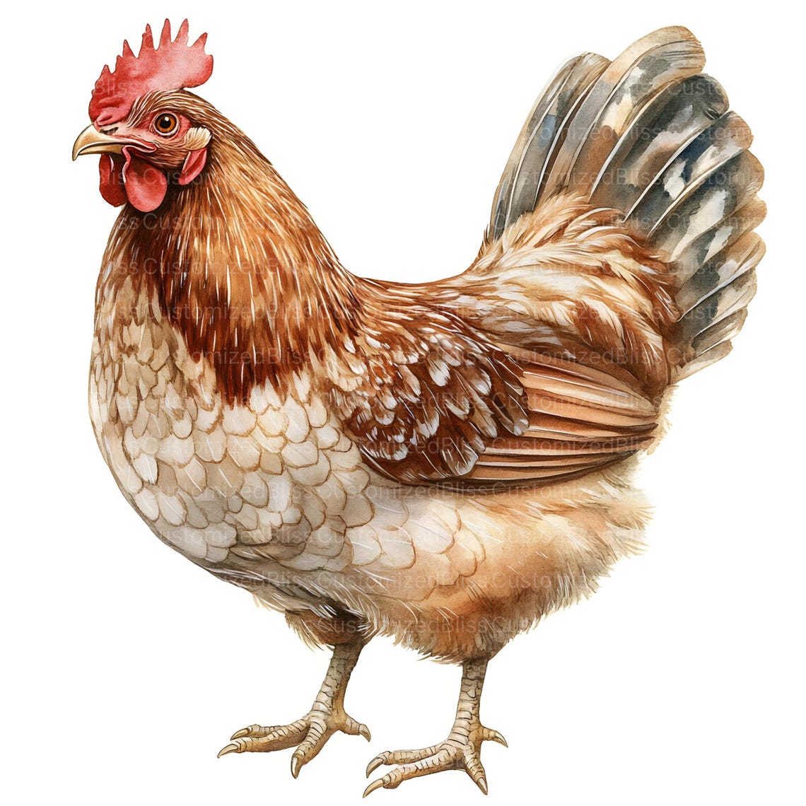 18 Hens Clipart, Chicken Clipart, Farm Animal Clipart, Farm Clipart ...