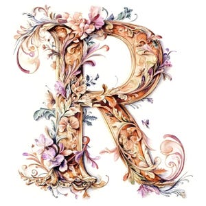 20 Letter R Clipart, Alphabet Clipart, Alphabet Print, Capital Letter R ...