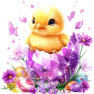 19 Spring Chick Clipart, Egg Clipart, Easter Clipart, Holiday Chick ...