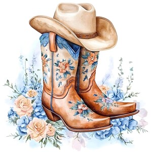 16 Cowgirl Boots Clipart, Western Boots, Cowboy Boots, Boot Clipart ...