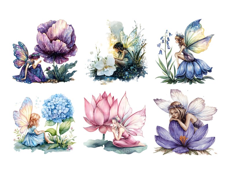 29 Spring Fairy Clipart Bundle Png, Spring Fairy Png, Fairy Graphics ...