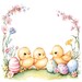 19 Easter Borders, Easter Frames, Chick Clipart, Border Graphics ...