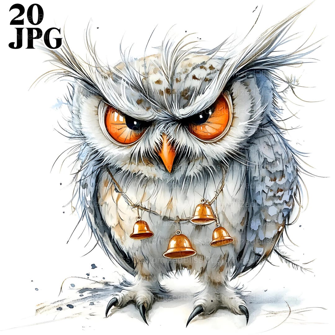 20 Quirky Owl Clipart, Quirky Frazzled Owls, Cute Owl, High Quality ...