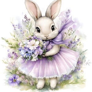 19 Easter Bunny Clipart, Rabbit Clipart, Easter Clipart, Spring Clipart ...