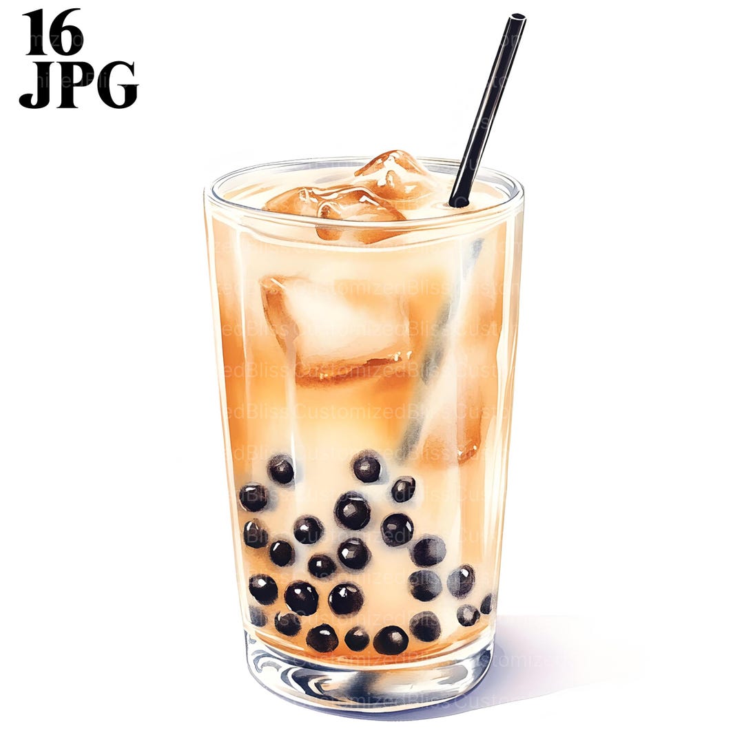 16 Bubble Tea Clipart, Boba Tea Images, Boba Clipart, High Quality Jpgs ...