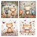 Whimsical Cats Clip Art, 15 High Quality Jpgs, Cartoon Cat, Watercolor ...