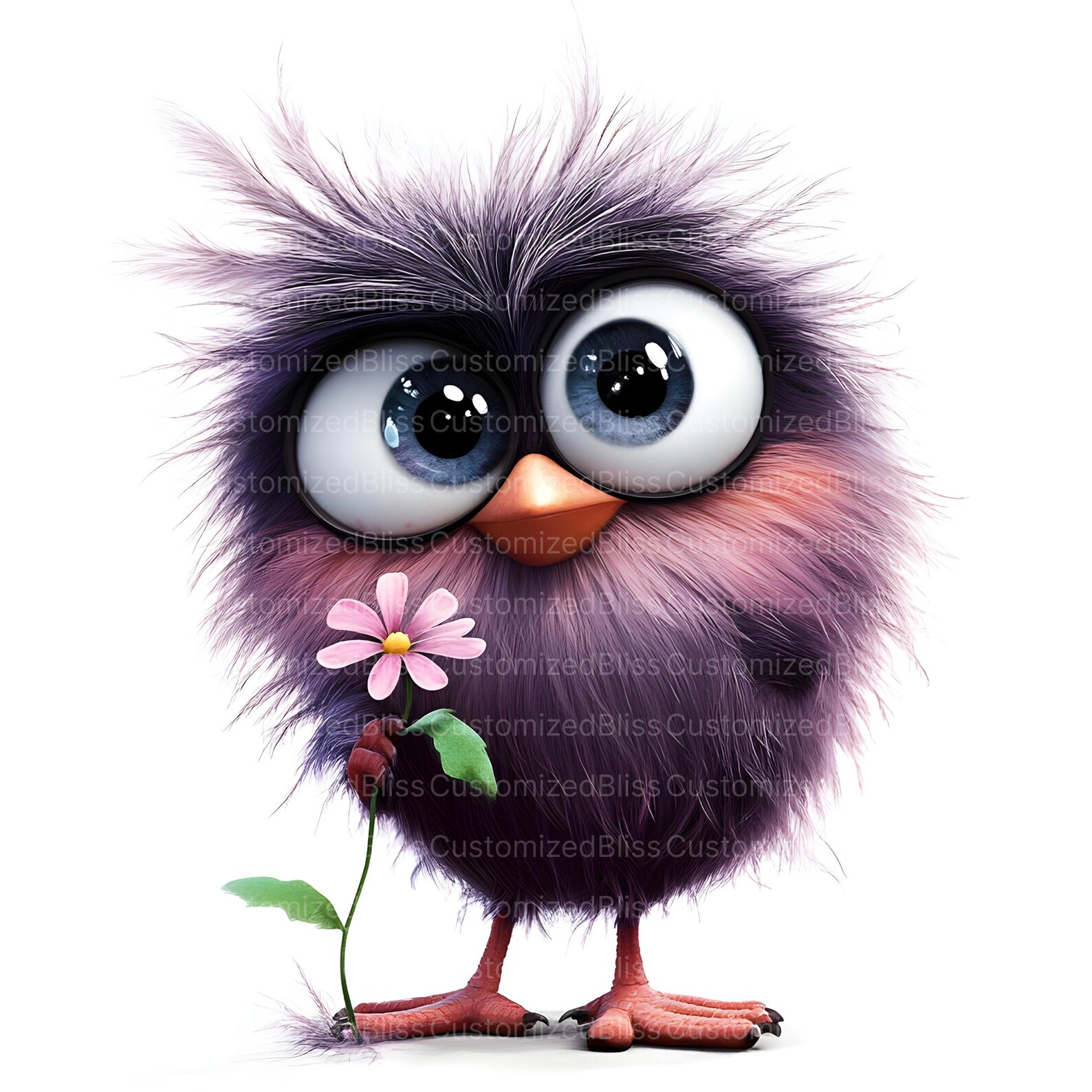 20 Crazy and Funny Bird Clipart Bundle, Humorous Bird, Quirky Bird Art ...