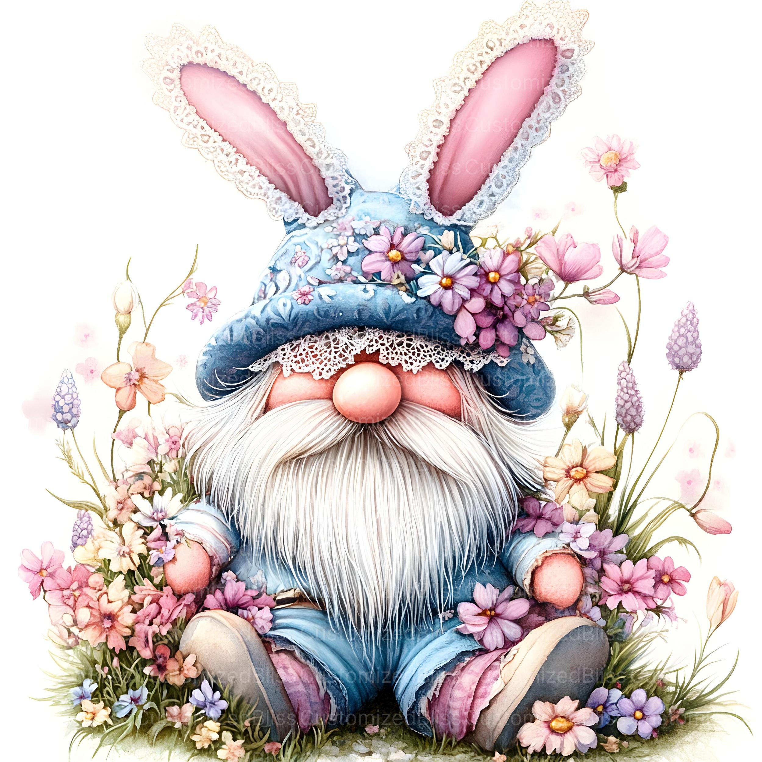 20 Easter Gnome Clipart, Easter Clipart, Easter Bunny, Easter Egg ...