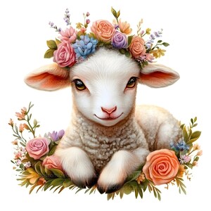 Lamb Clipart, Sheep Clipart, Spring Clipart, Easter Clipart, Lamb ...