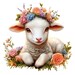 Lamb Clipart, Sheep Clipart, Spring Clipart, Easter Clipart, Lamb ...