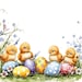 19 Easter Borders, Easter Frames, Chick Clipart, Border Graphics ...