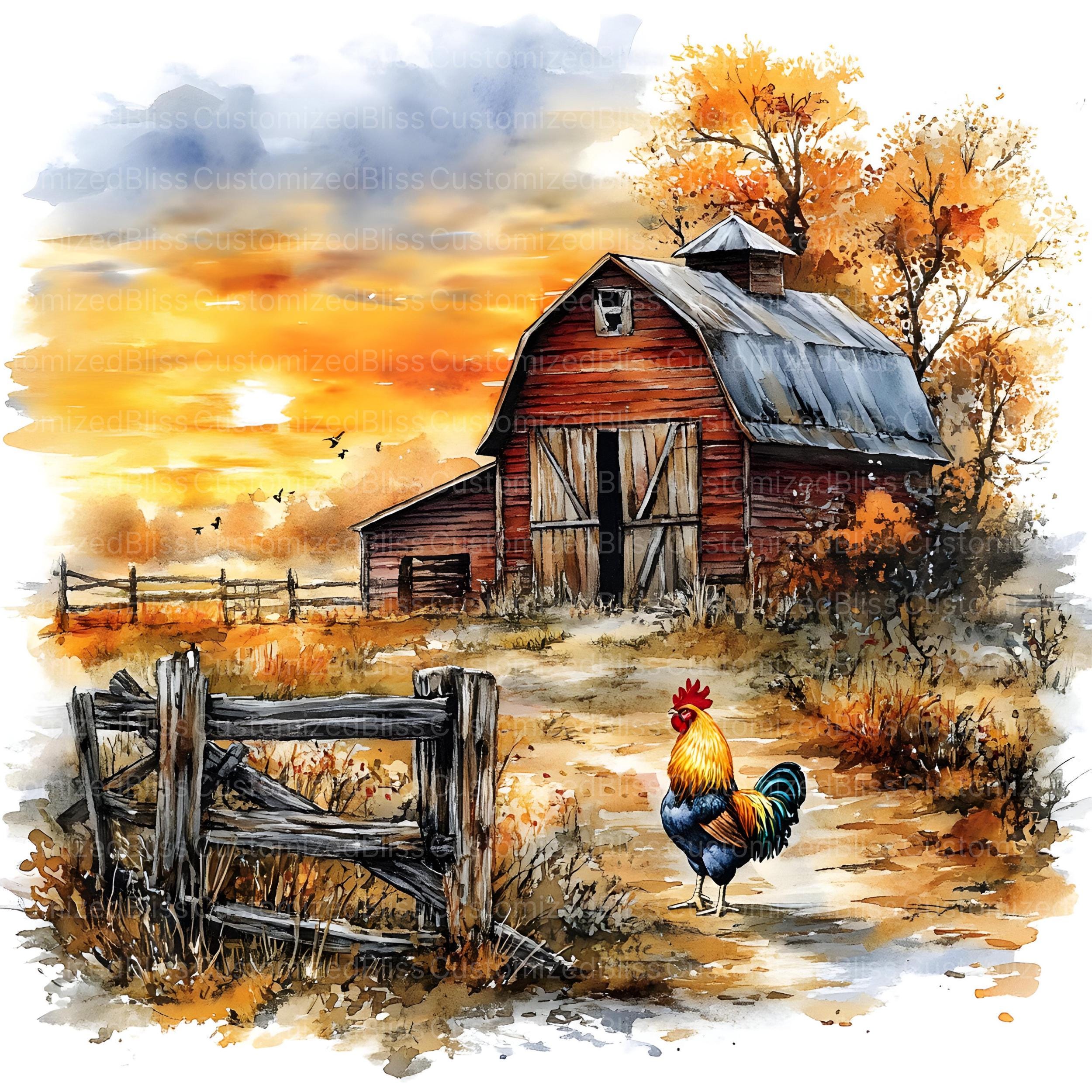 20 Farmyard Clipart, Farm Clipart, Farming Clipart, Barn Clipart, High ...