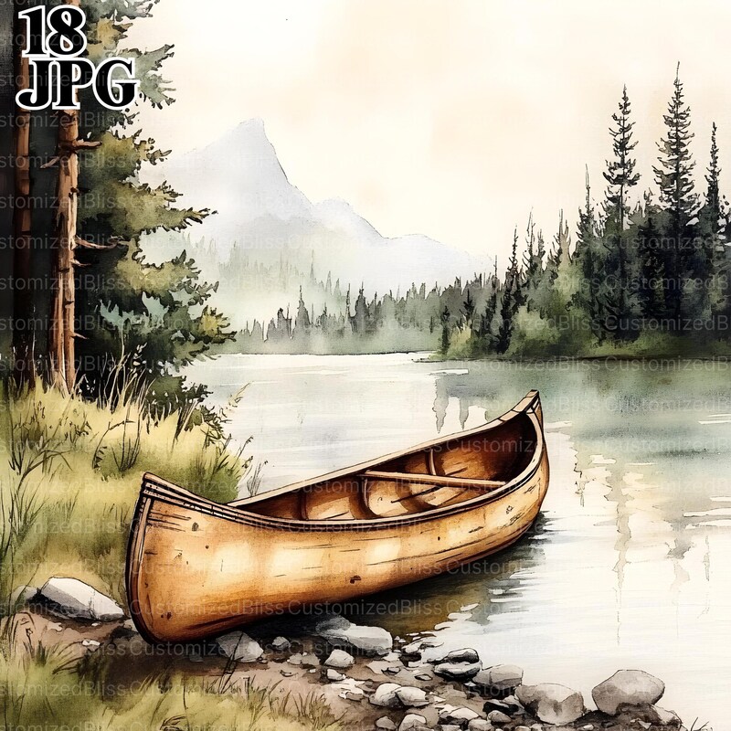 Canoe Art - Etsy