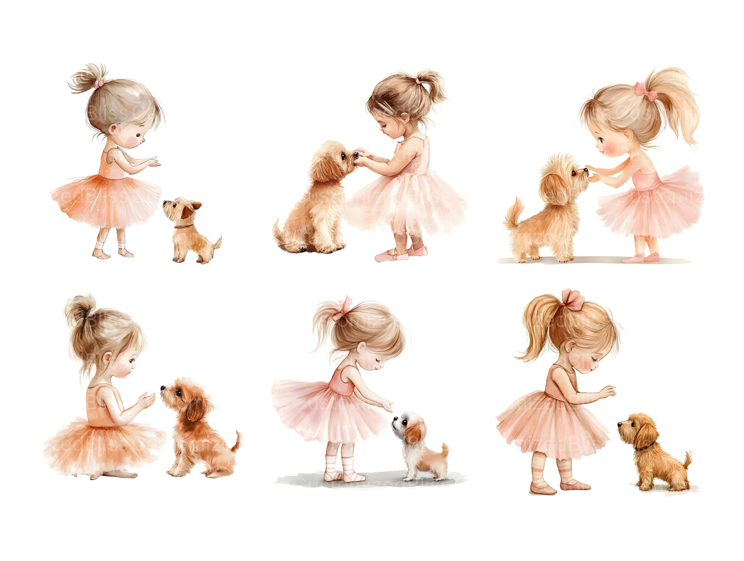 Best Friends Girl With Dog Clipart, Dog PNG, Dog Lover Clipart, Cute ...
