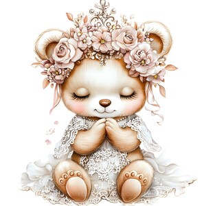 Praying Clipart, Christian Clipart, Teddy Bear Clipart, Prayer Clipart ...