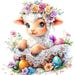 16 Easter Lamb, Easter Clipart, Easter Egg Clipart, Easter Prints ...
