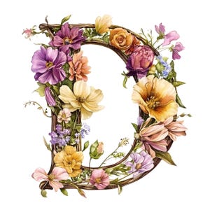 20 Letter D Clipart, Alphabet Clipart, Alphabet Print, High Quality ...