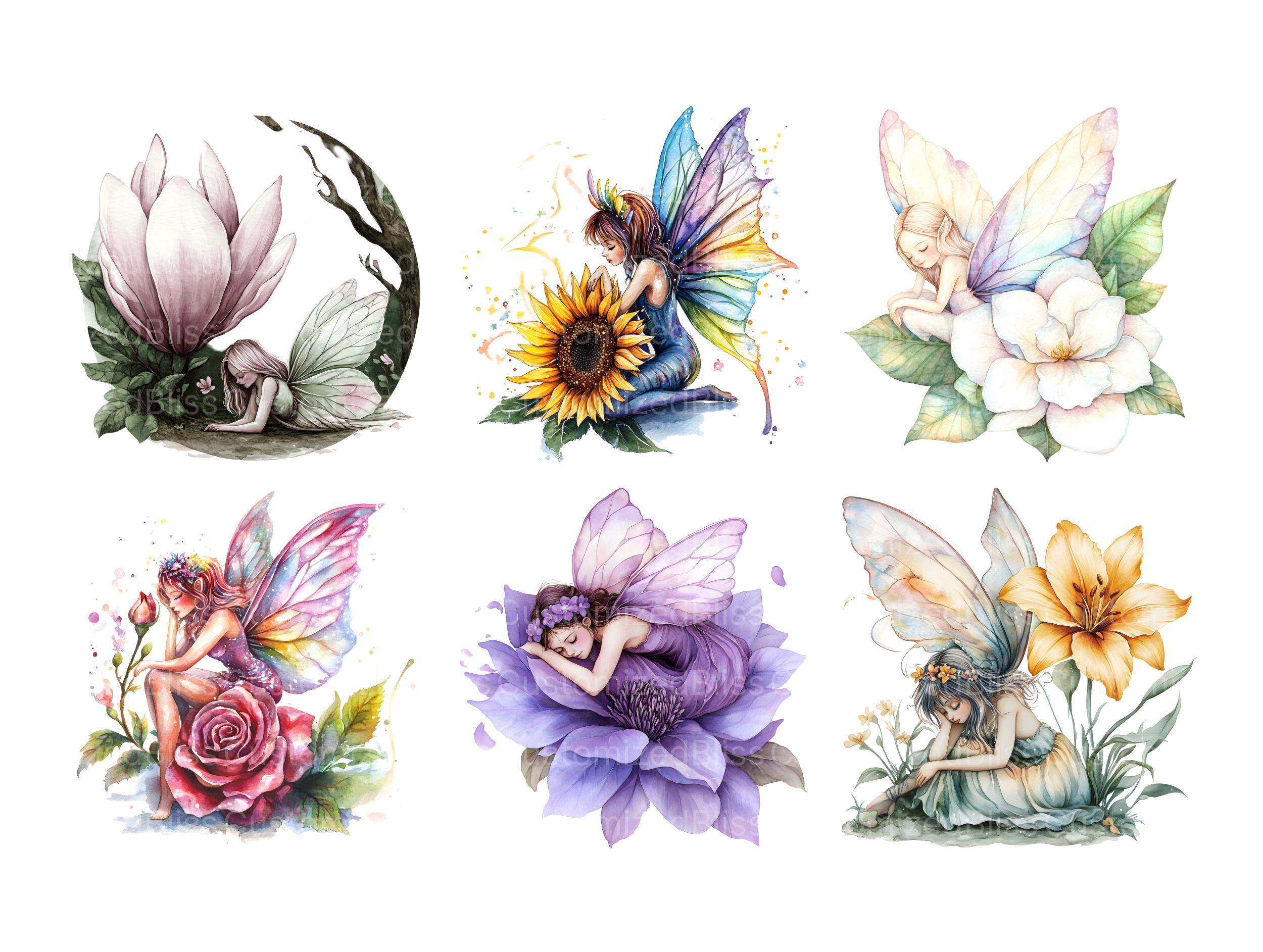 29 Spring Fairy Clipart Bundle Png, Spring Fairy Png, Fairy Graphics ...