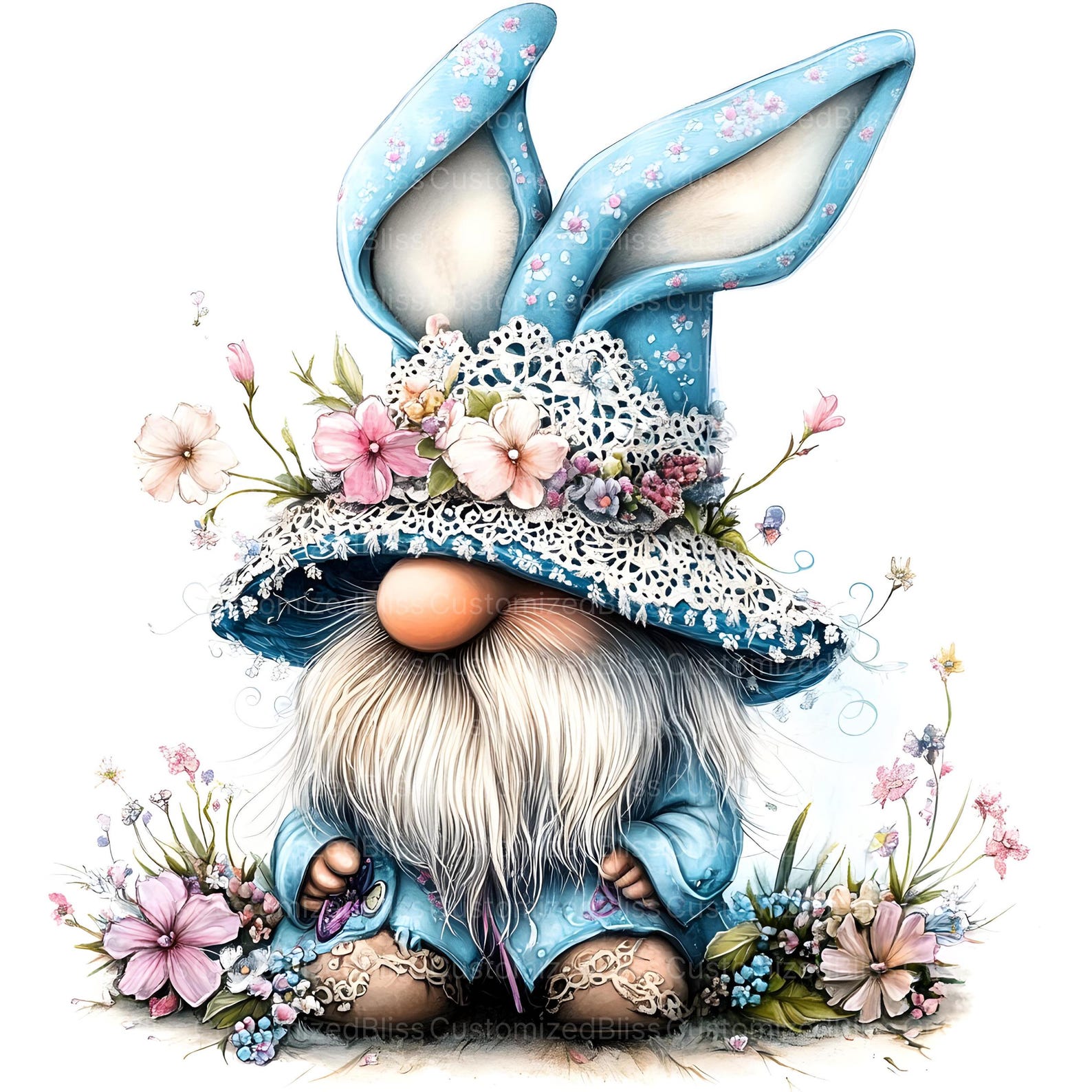 20 Easter Gnome Clipart, Easter Clipart, Easter Bunny, Easter Egg ...