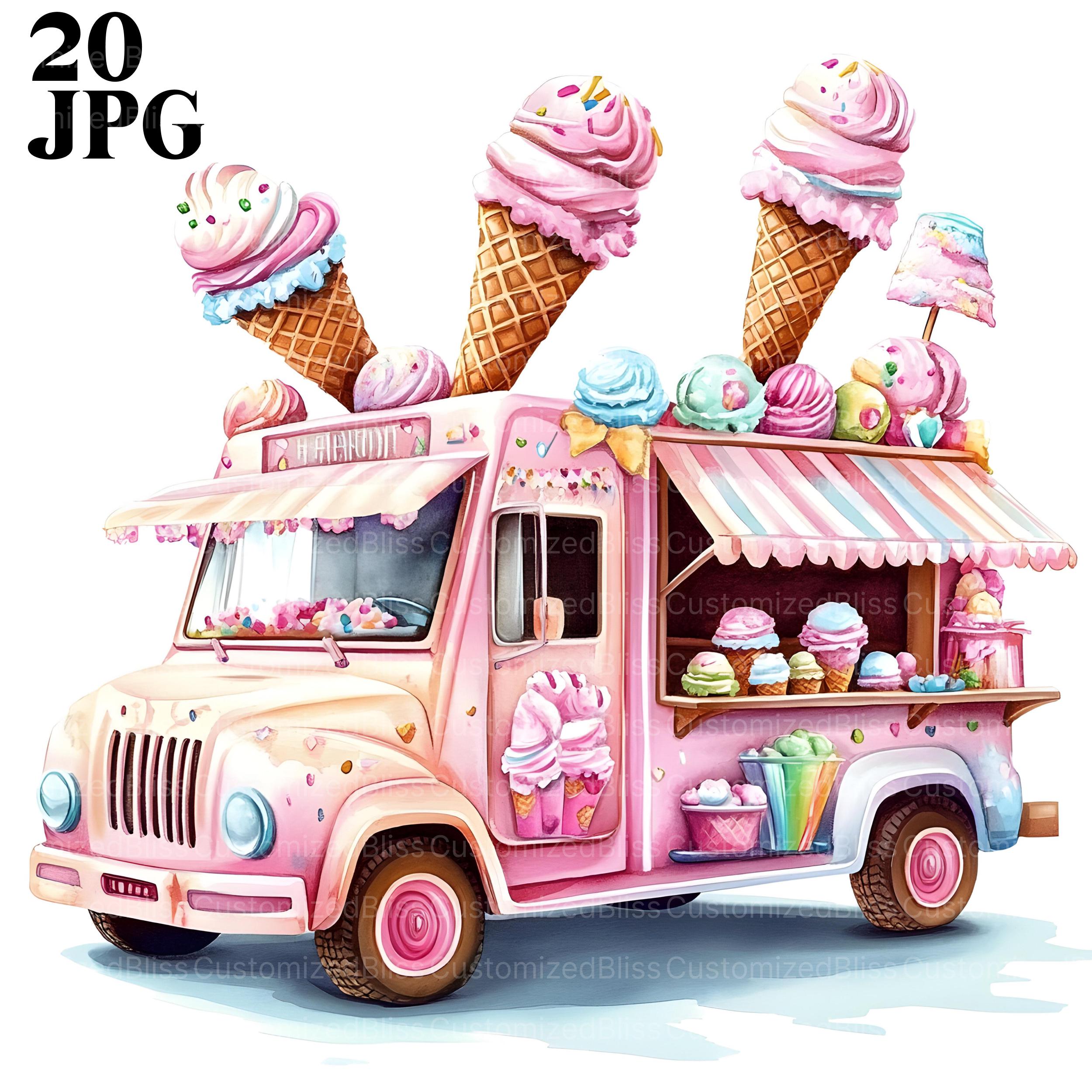 Camión De Helados Para Imprimir