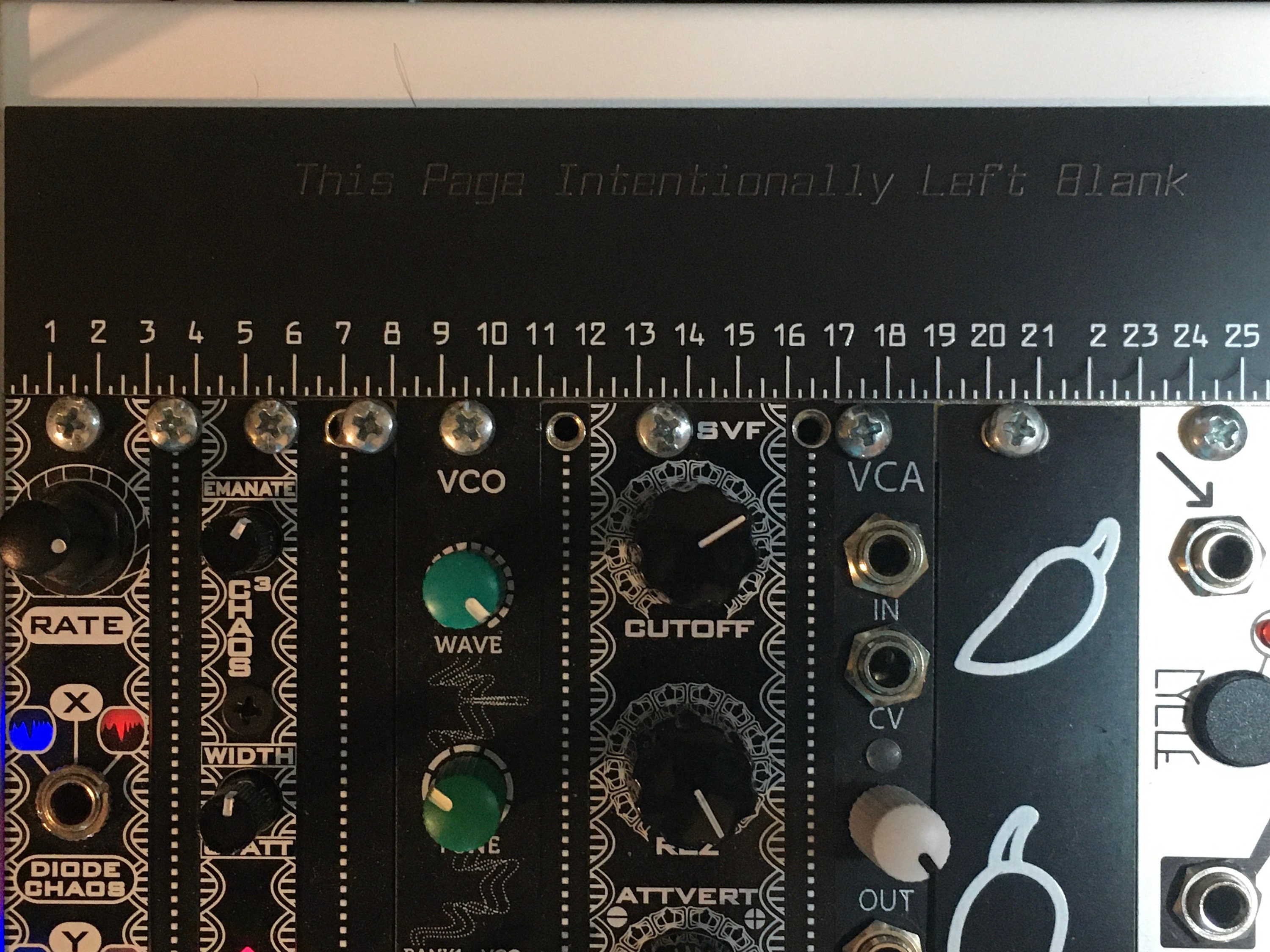 30hp Eurorack Ruler - Etsy