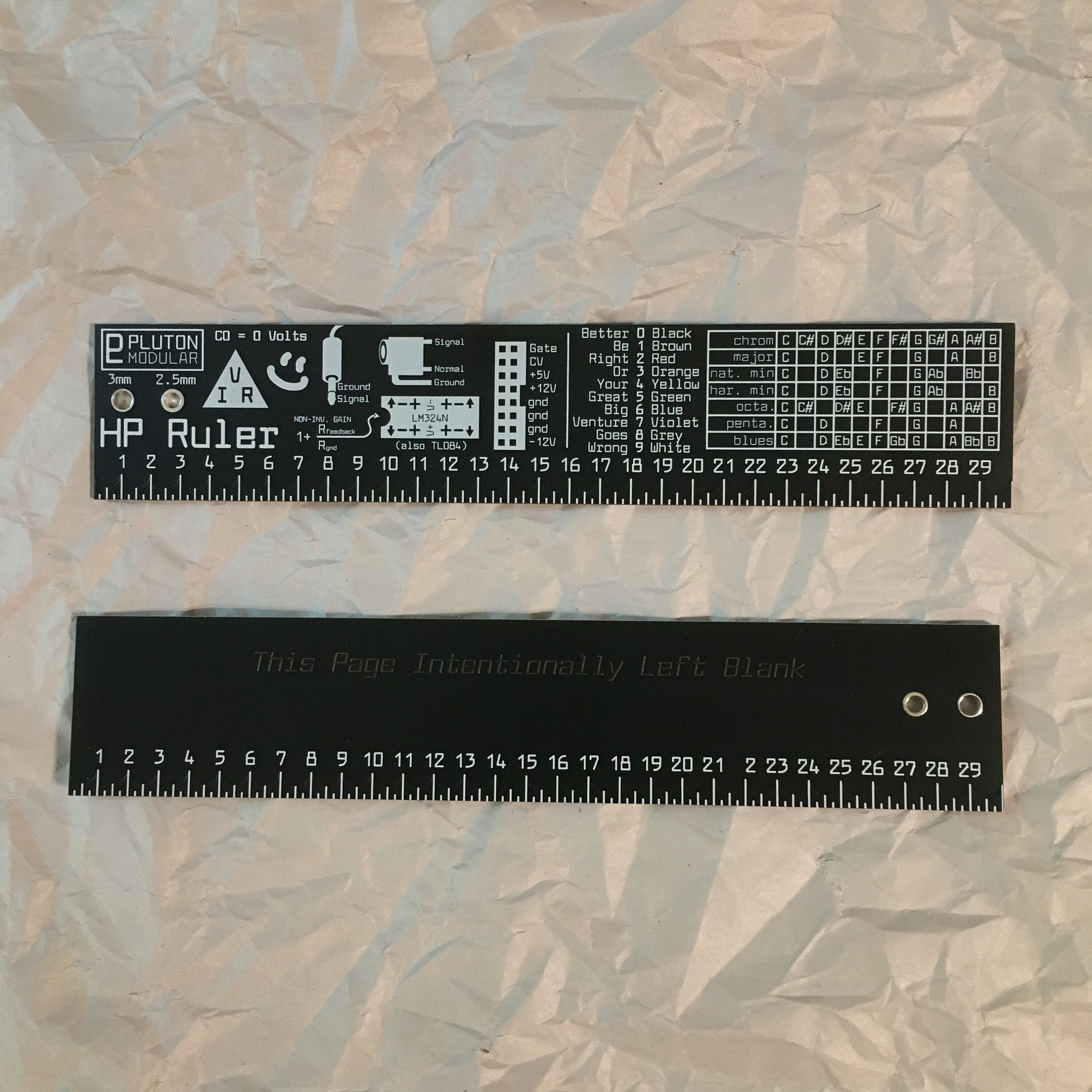 30hp Eurorack Ruler - Etsy