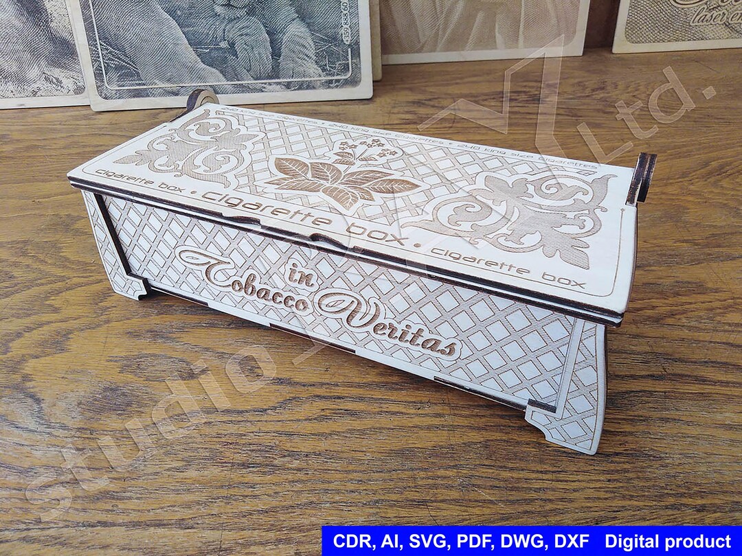 Cigarette Box Laser Cut Files Digital Product - Etsy