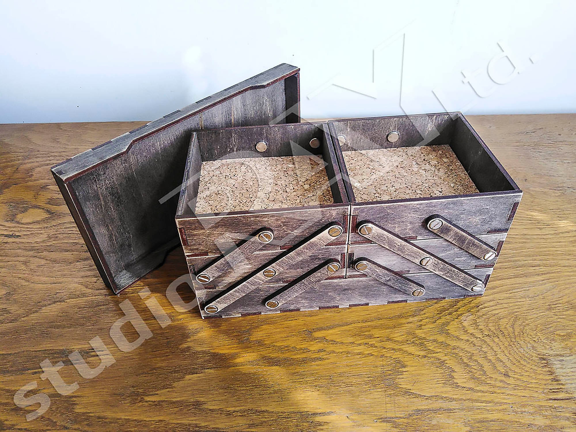 Double Extendable 3-stage Box Laser Cut Files Digital Product - Etsy