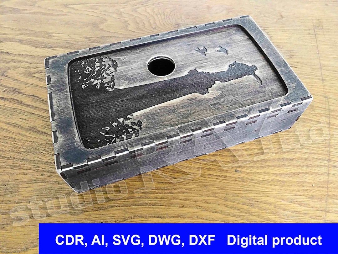 Shallow Box With Sliding Lid - Etsy