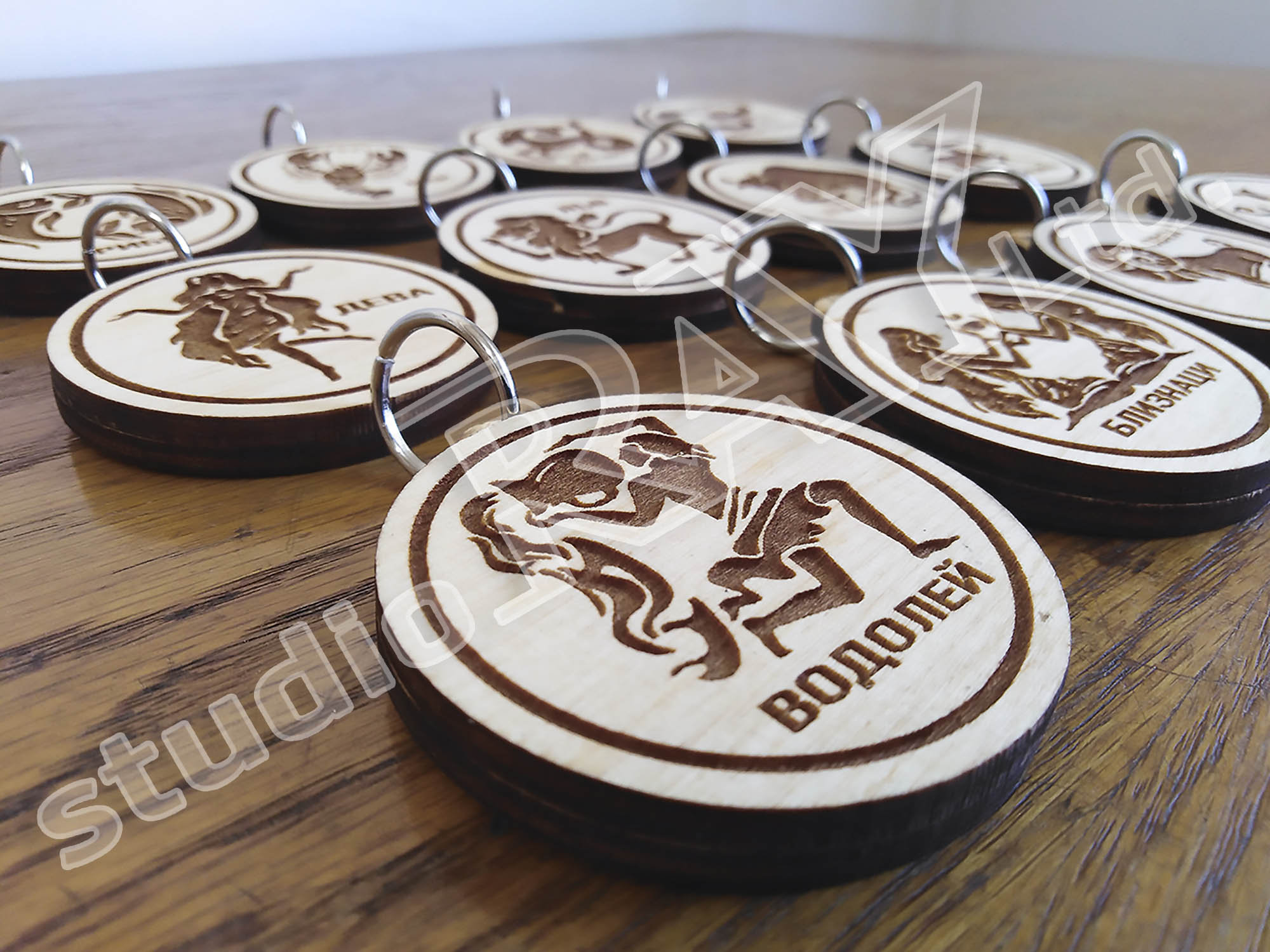 Keychain "zodiac" Laser Cut Files Digital Product - Etsy
