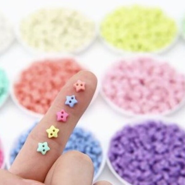 Star Buttons - Etsy