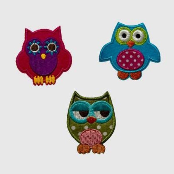 Owl Iron On - Etsy