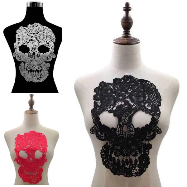 Embroidered Skull - Etsy