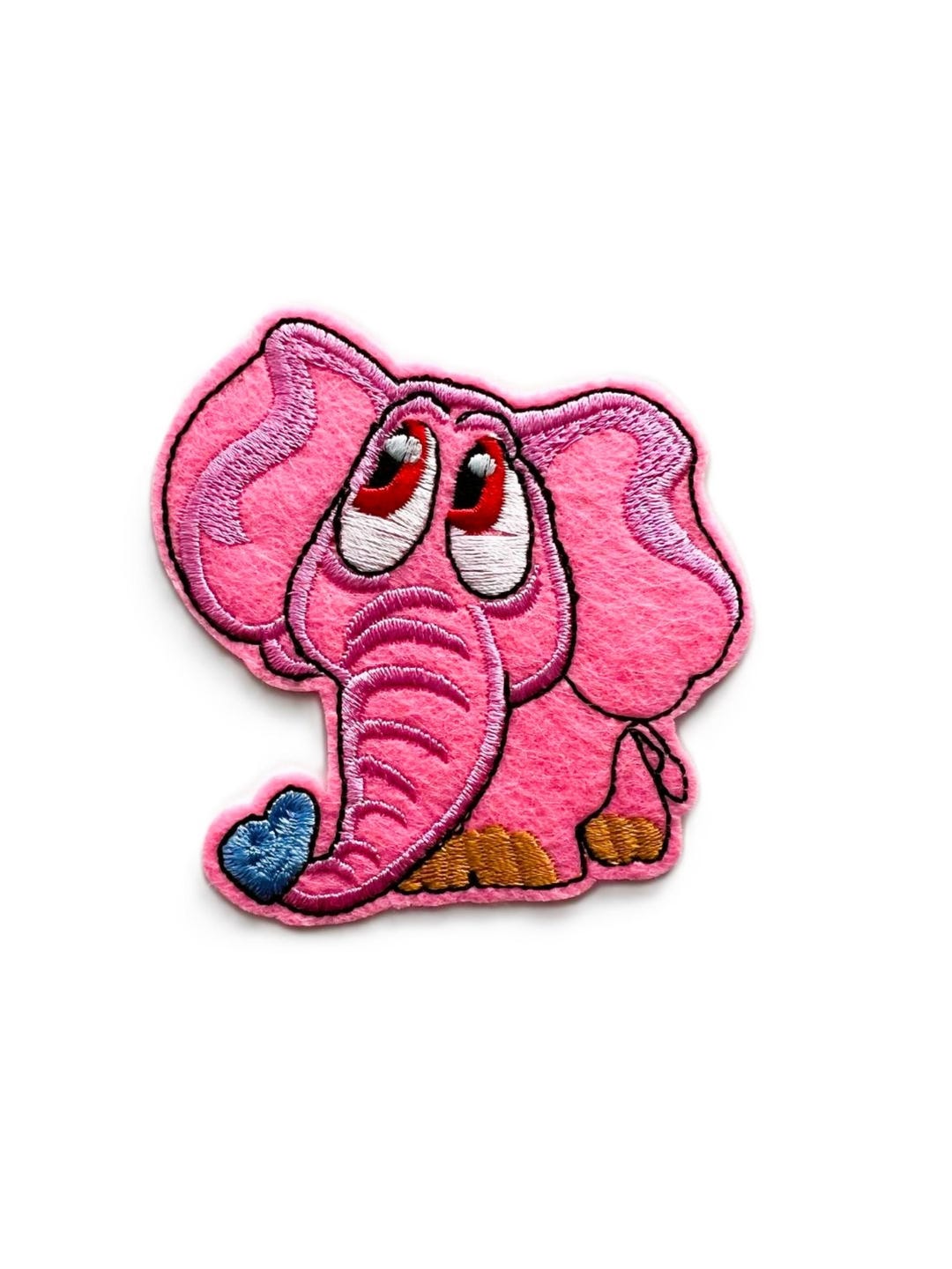 Elephant Iron-on Patch, Embroidered Applique, Safari, Zoo, Wildlife ...