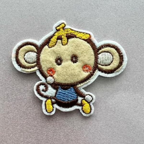 Monkey Iron On - Etsy