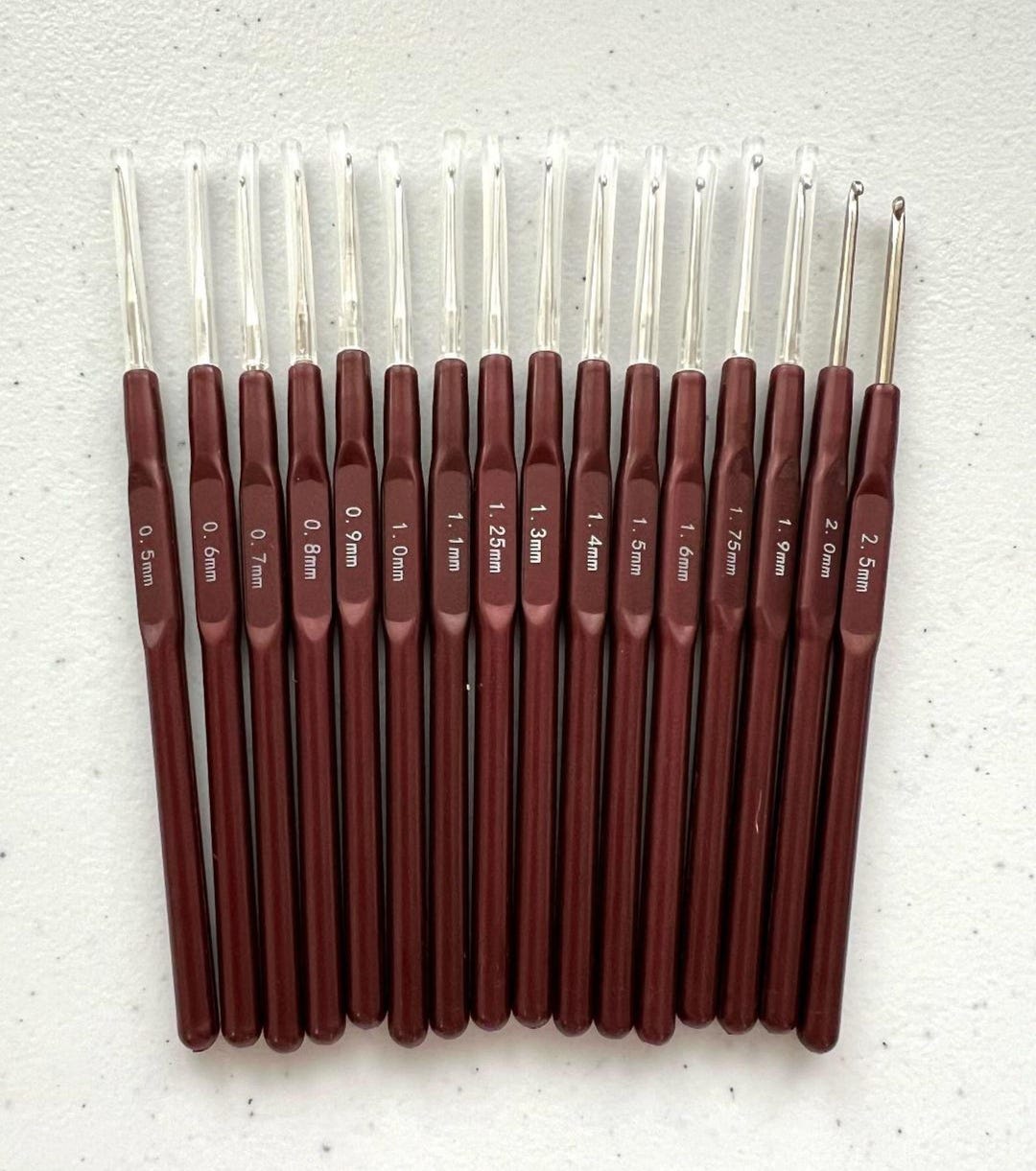 Ultra Fine Crochet Hooks 0.5-2.50mm: Steel Hook for Lace - Etsy