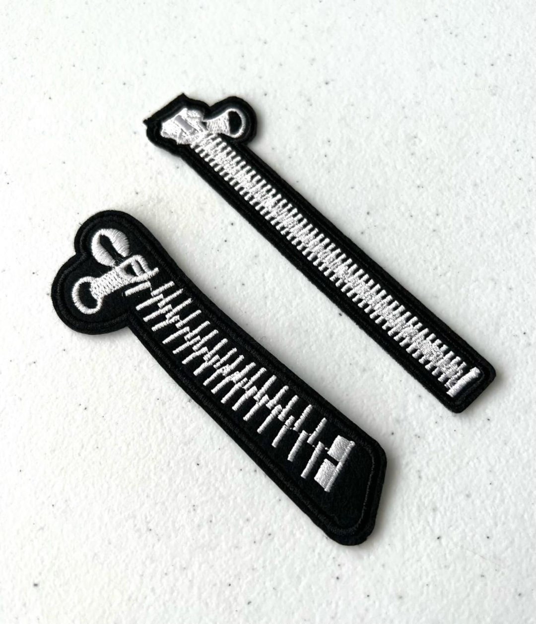 Fake Zipper Iron-on Patch, Clothes Patches, False Zipper Decorative ...