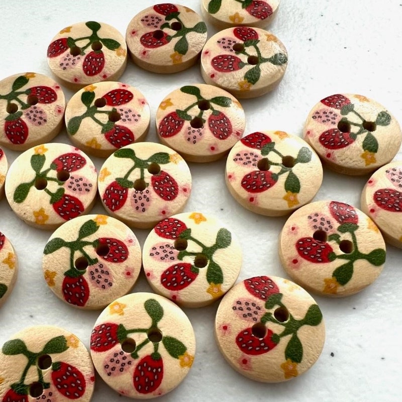Fruit Buttons - Etsy