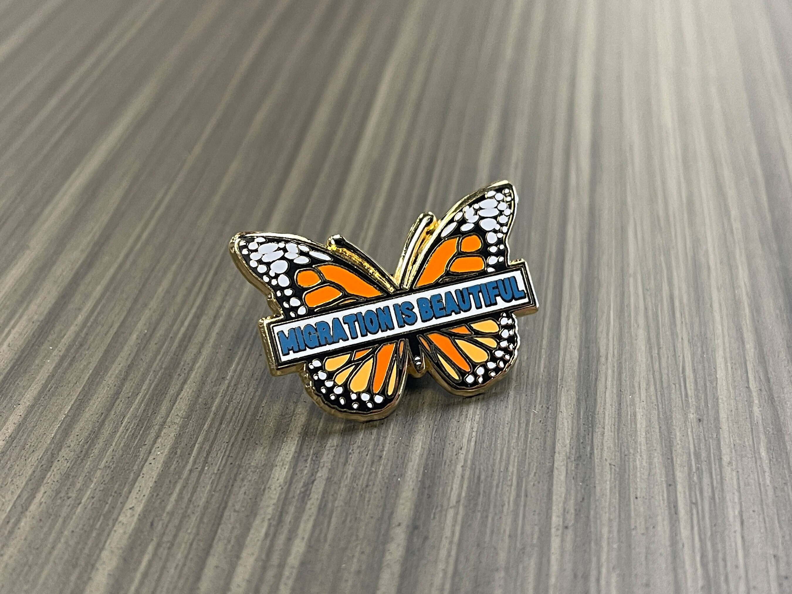 Migration is Beautiful Lapel Pin Immigration Rights Lapel - Etsy