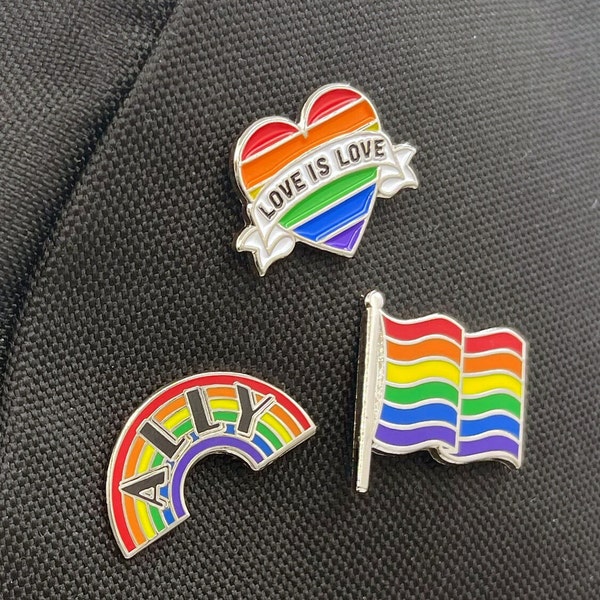Lgbt Ally Pin - Etsy