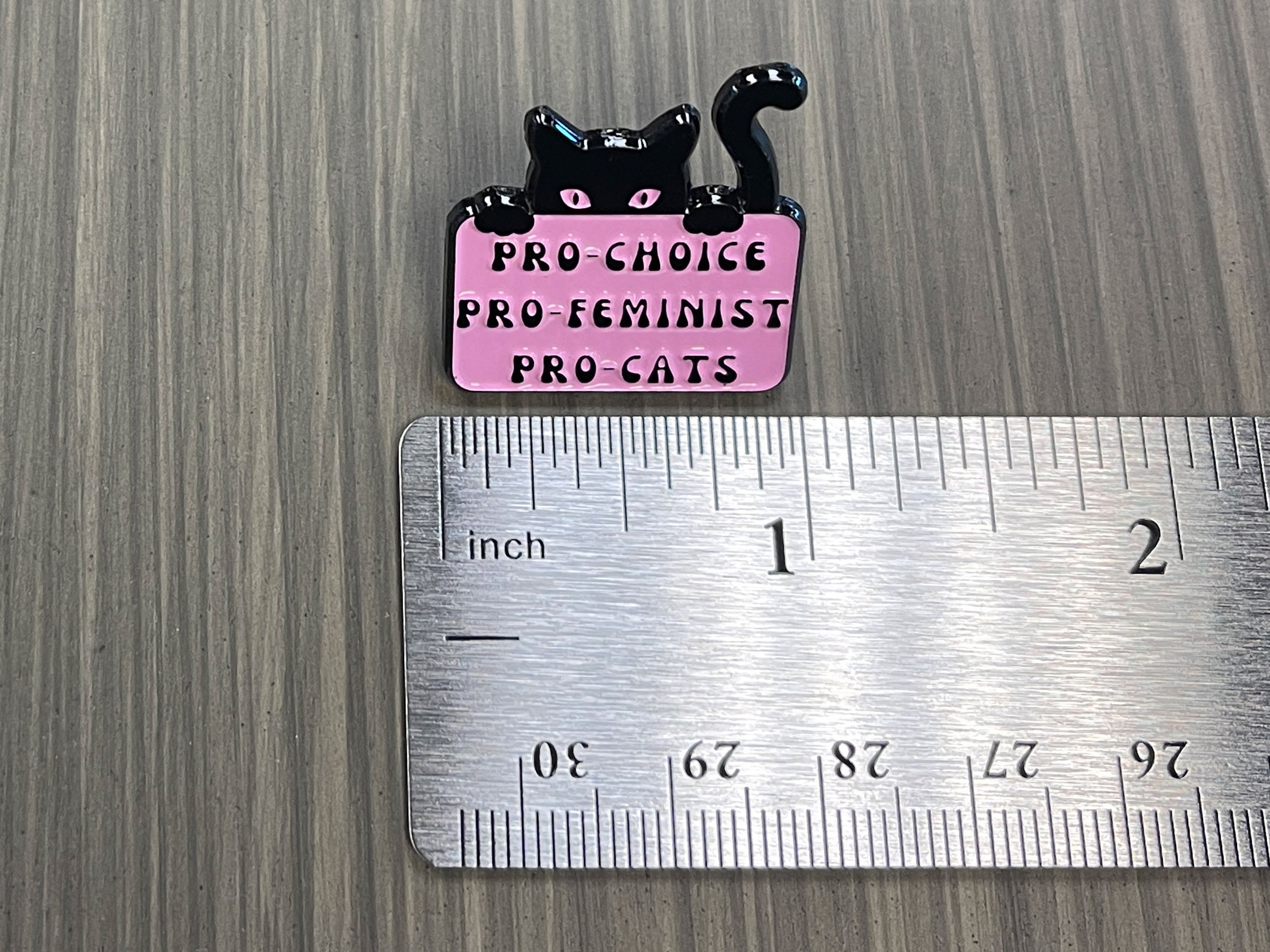 Pro Choice Pro Feminist Pro Cats Enamel Lapel Pin Badge - Etsy