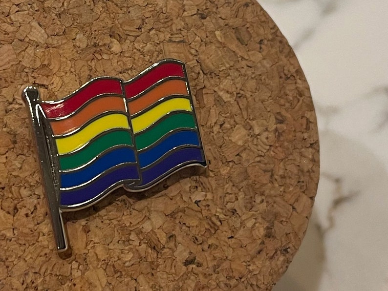 Rainbow Pride Flag Pin Set LGBTQ Flag Lapel Pins Pack of 3 - Etsy