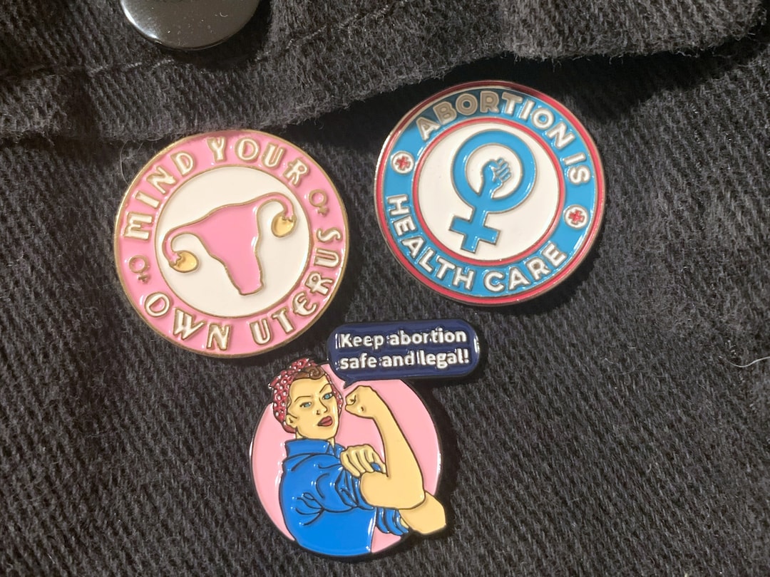 Abortion Rights Enamel Pin Set: Feminist Lapel Pins - Etsy