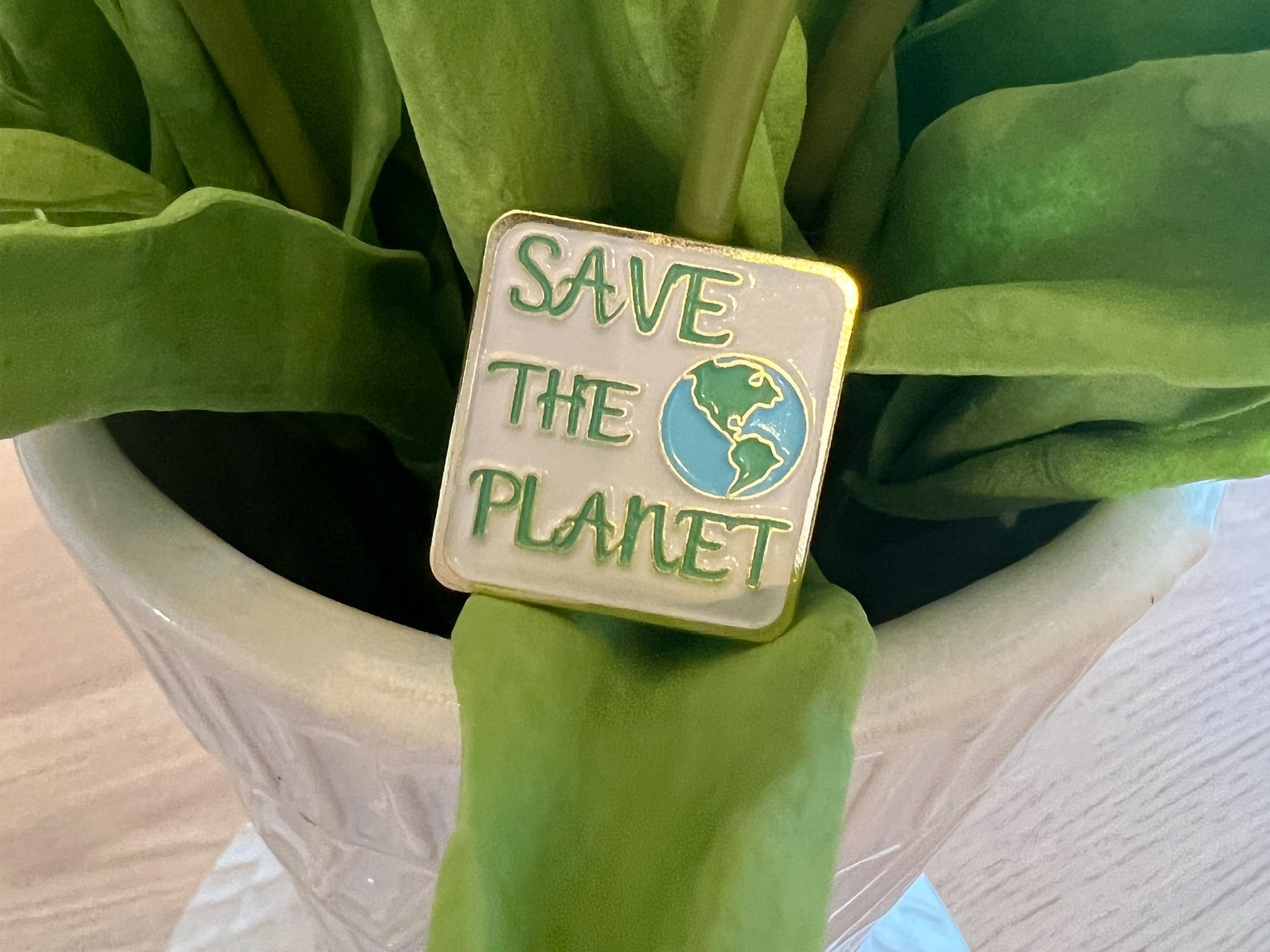 Save the Planet Lapel Pin Climate Change Activism Enamel Badge Pins - Etsy