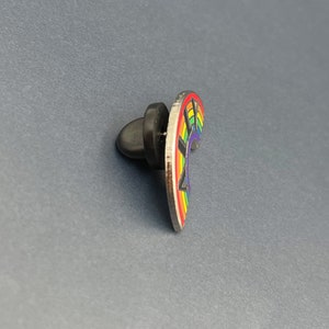 LGBTQ+ Rainbow ALLY Pin Hard Enamel ALLY Lapel Pin Pride Month Pin - Etsy