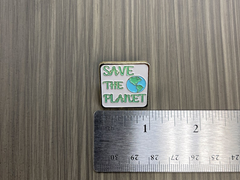 Save the Planet Lapel Pin Climate Change Activism Enamel Badge Pins - Etsy